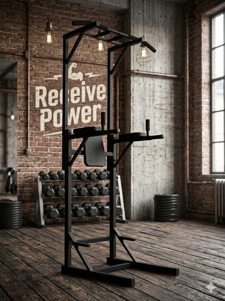 Тренажер INVENT 3в1, напольный, турник + брусья + пресс, антискользящее покрытие