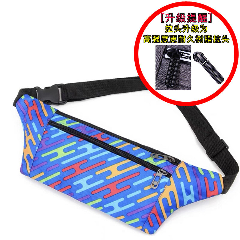 Оптовая продажа от производителя: облегающая поясная сумка, камуфляжная, клетчатая, однотонная, простой кошелек, спортивный невидимый легкий портативный кошелек для монет.