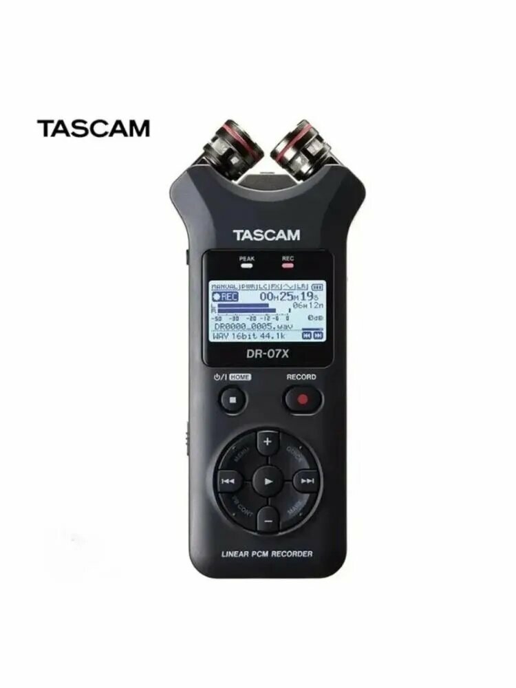 Микрофон универсальный Микрофон универсальный TASCAM Микрофон DR-07x/DR-05x Цифровой рекордер, черно-серый, черный