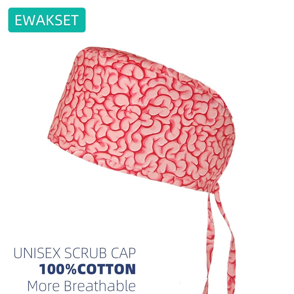 EWAKSET Хирургическая шапочка из хлопка