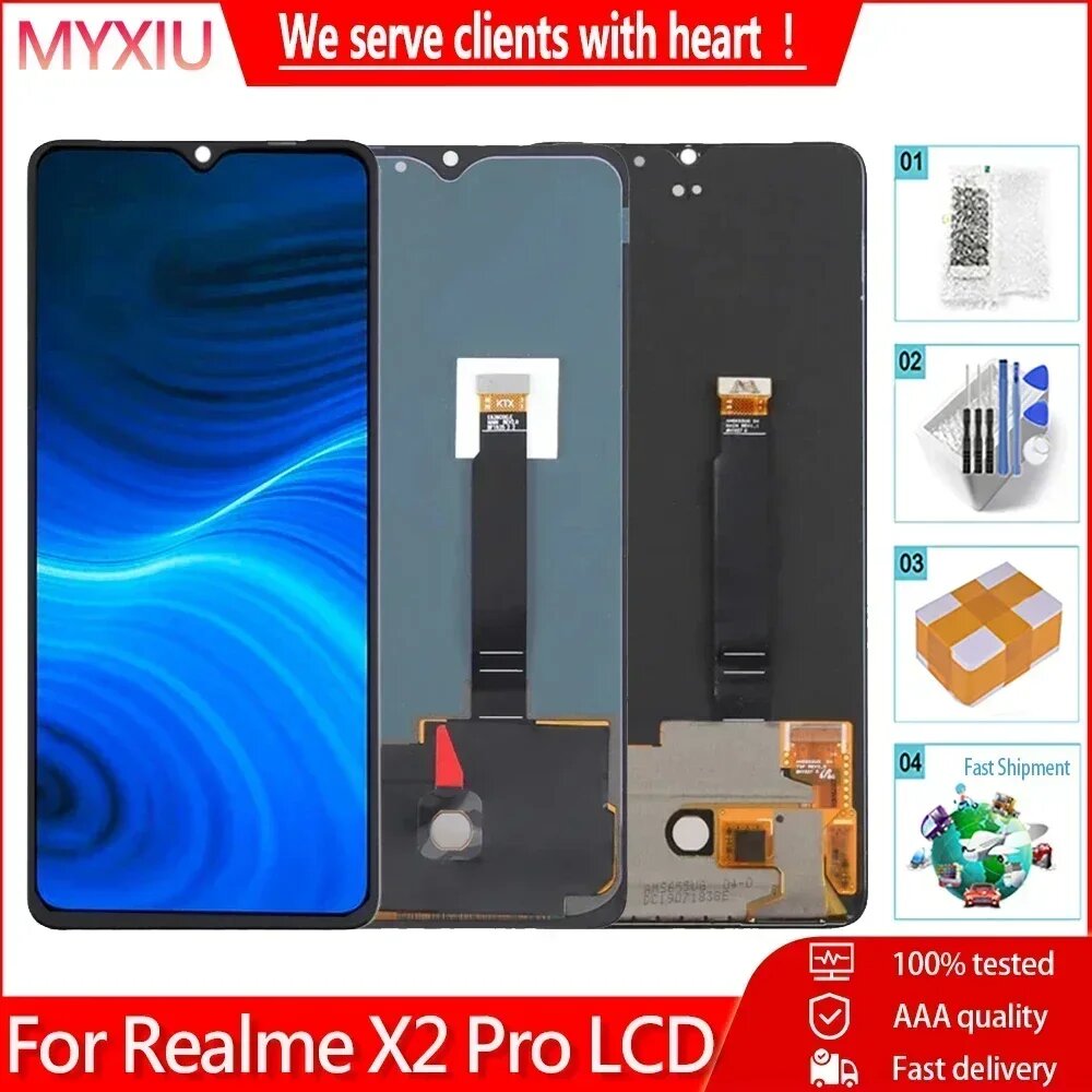 ЖК-дисплей Realme X2 Pro RMX1931 AMOLED No Frame
