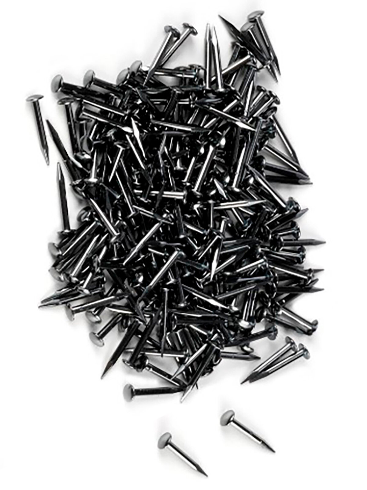 Гвоздь черненный, сталь, 1х7 мм, 200 шт, для моделизма, Amati