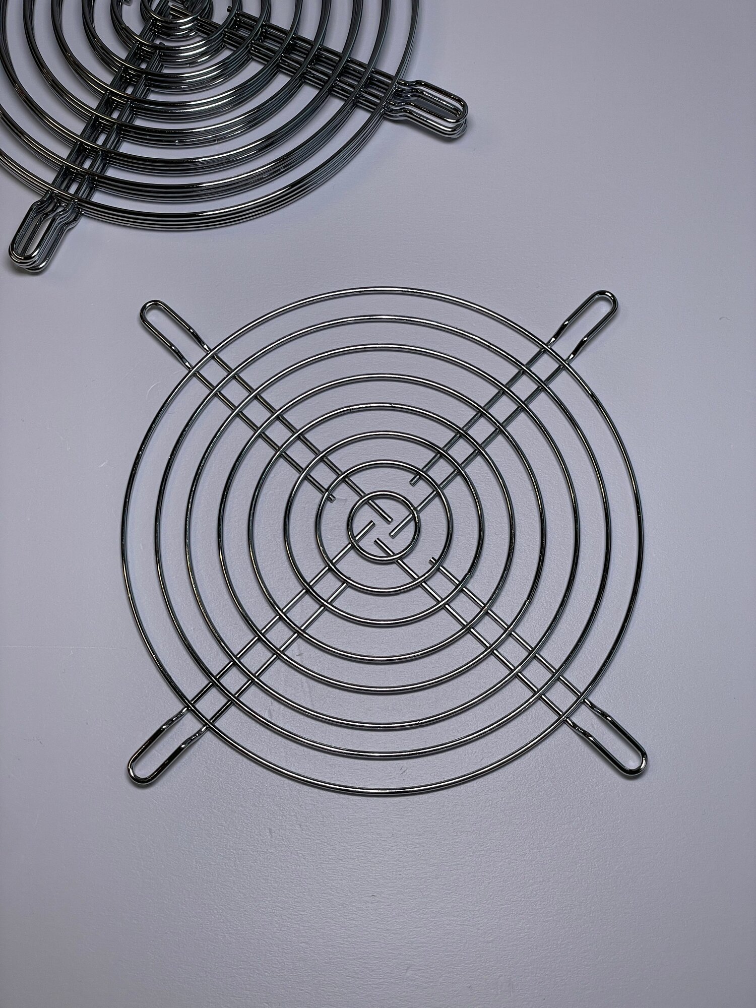 10 шт. Защитная решетка для вентилятора, кулера, системного блока, металлическая решетка для вентиляции, 150х150 мм хром