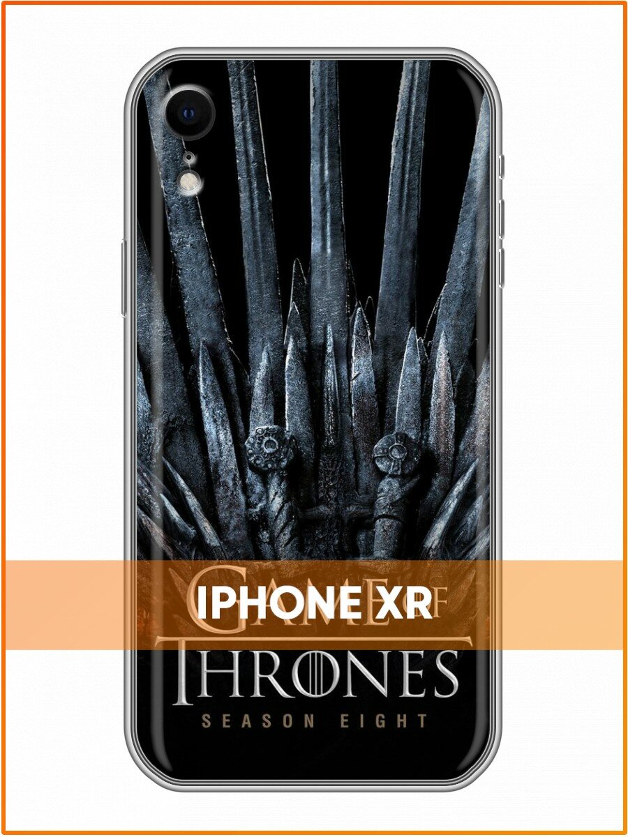 Чехол для Iphone Xr с принтом Игры Престолов (Айфон Xr)