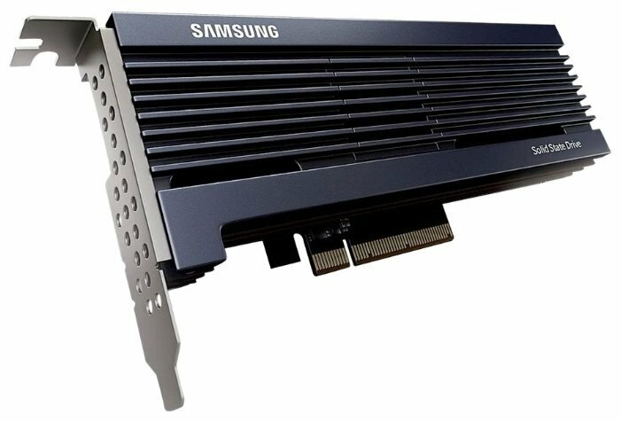Накопитель SSD Samsung Enterprise, HHHL, PM1725b, 1600Gb, NVMe, PCE-e, R5400/2000WMb/s, IOPS(R4K) 750K/135K, MTBF 2M, 3DWPD, OEM, 5 years (analog MZPLL1T6HEHP-00003)