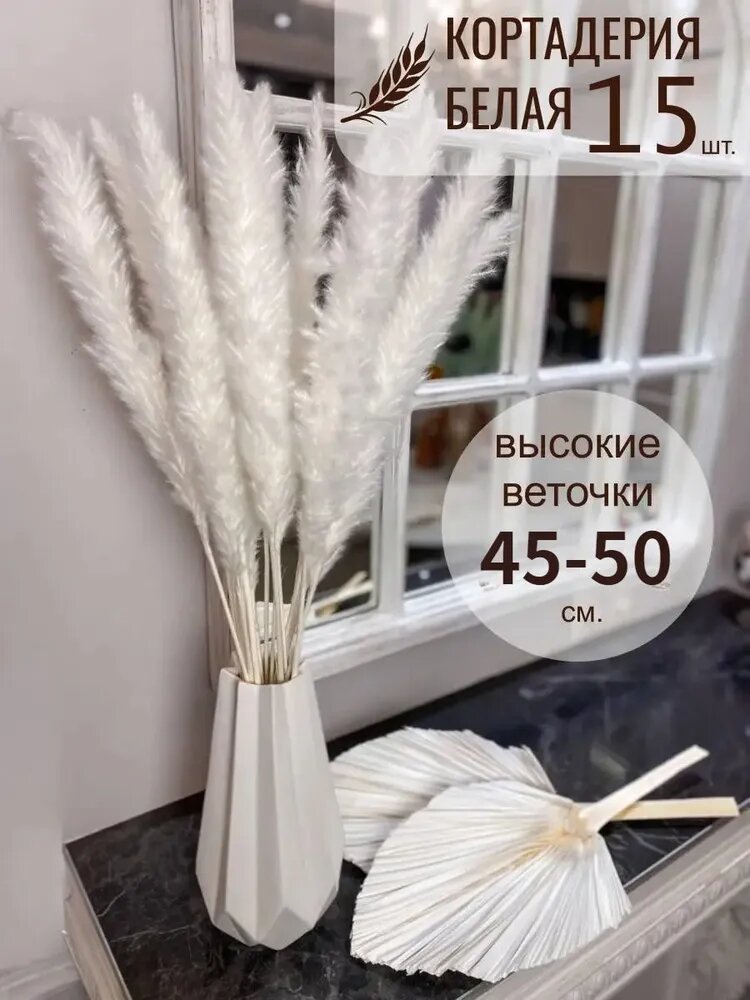 Стабилизированные цветы, 60 см, 1 шт