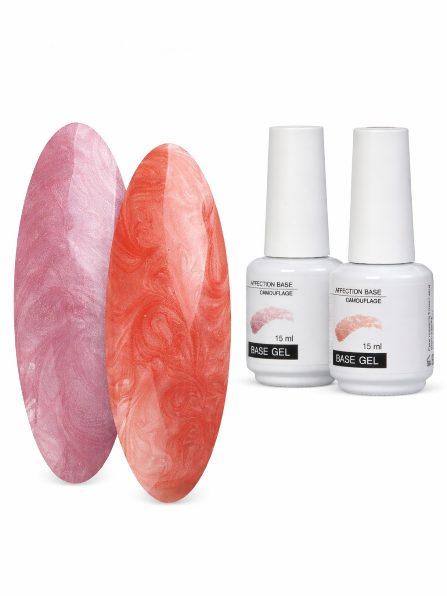 Набор базовых гелей Affection Тон 706H Sofiprofi CAMOUFLAGE BASE GEL, 15 мл