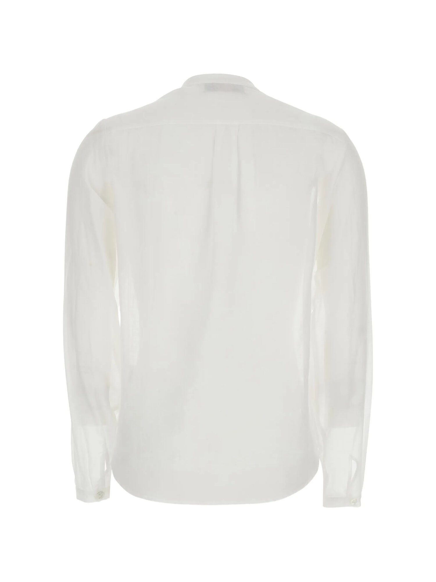 Блуза JUCCA Buttoned blouse, размер 42, бежевый/белый — фото 1
