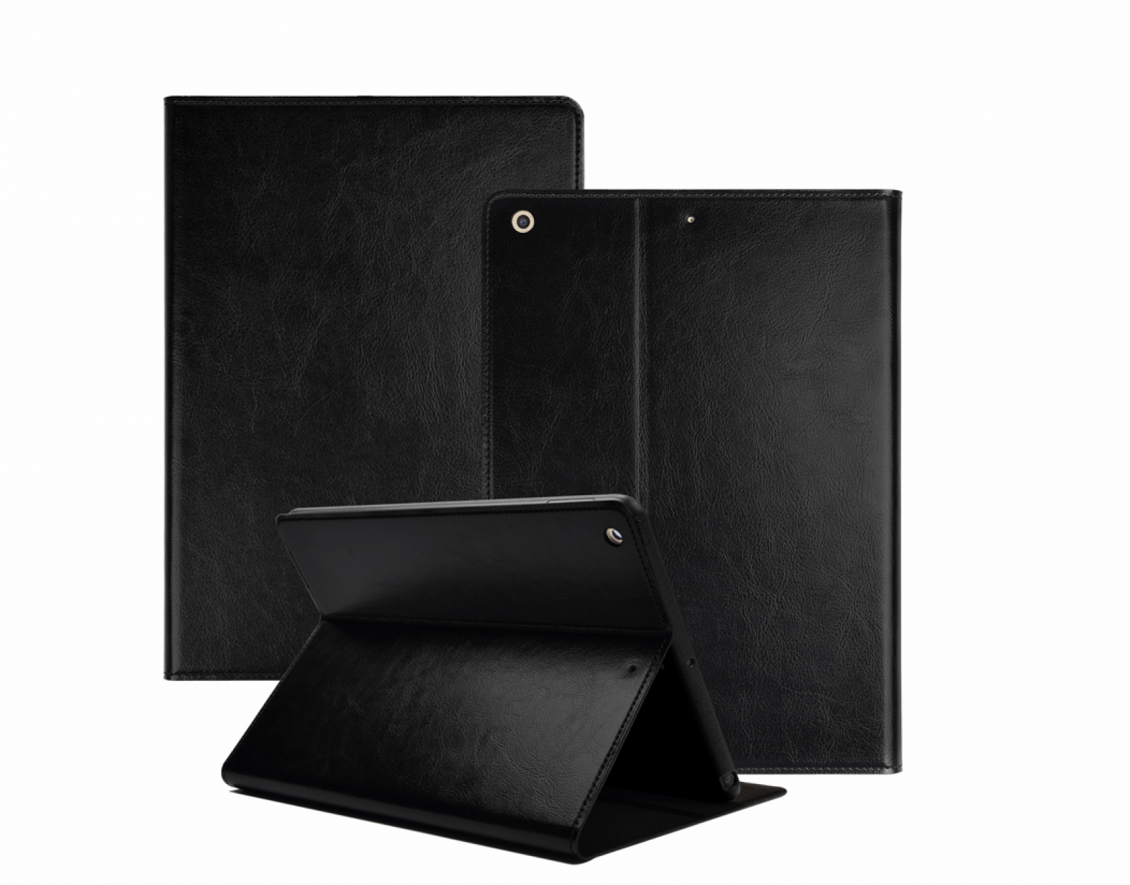 Чехол MyPads бизнес класса для iPad Pro 10.5 и iPad Air 3 (2019) из натуральной кожи черный