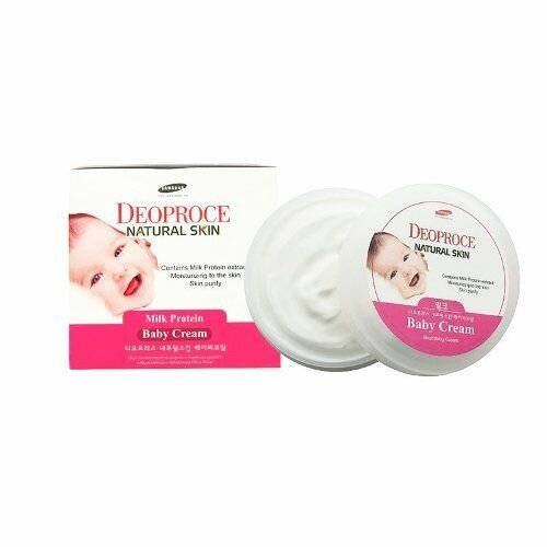 Питательный детский крем на молочных белках Deoproce Natural Skin Baby Cream 100 мл.