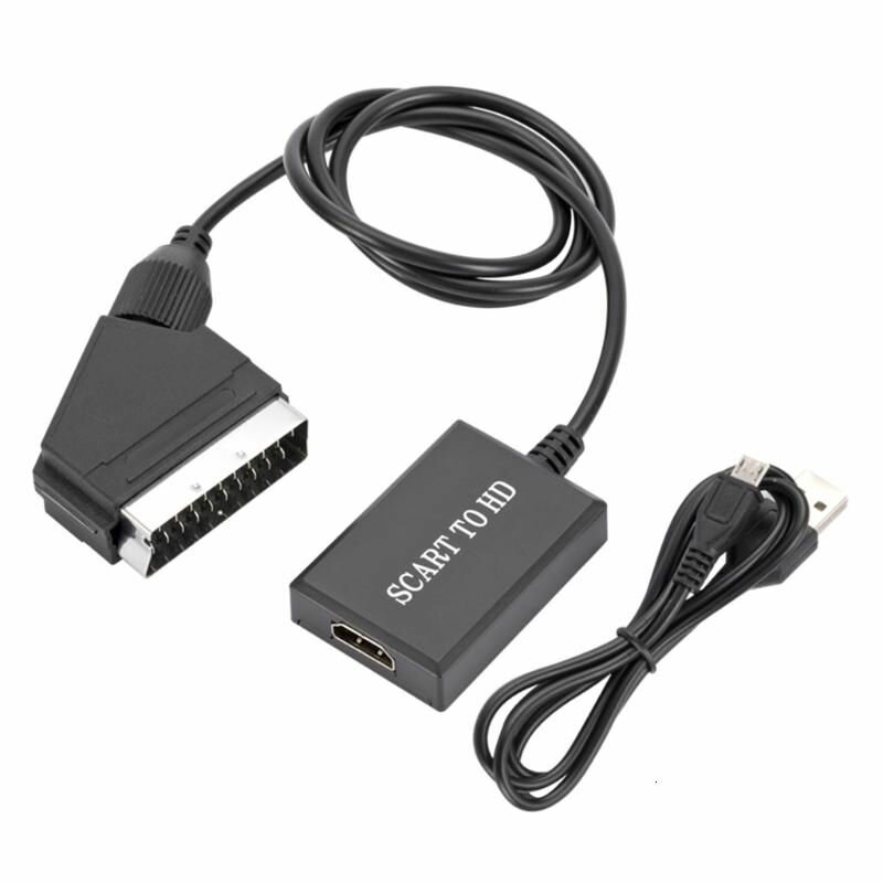 Портативный преобразователь SCART HDMI