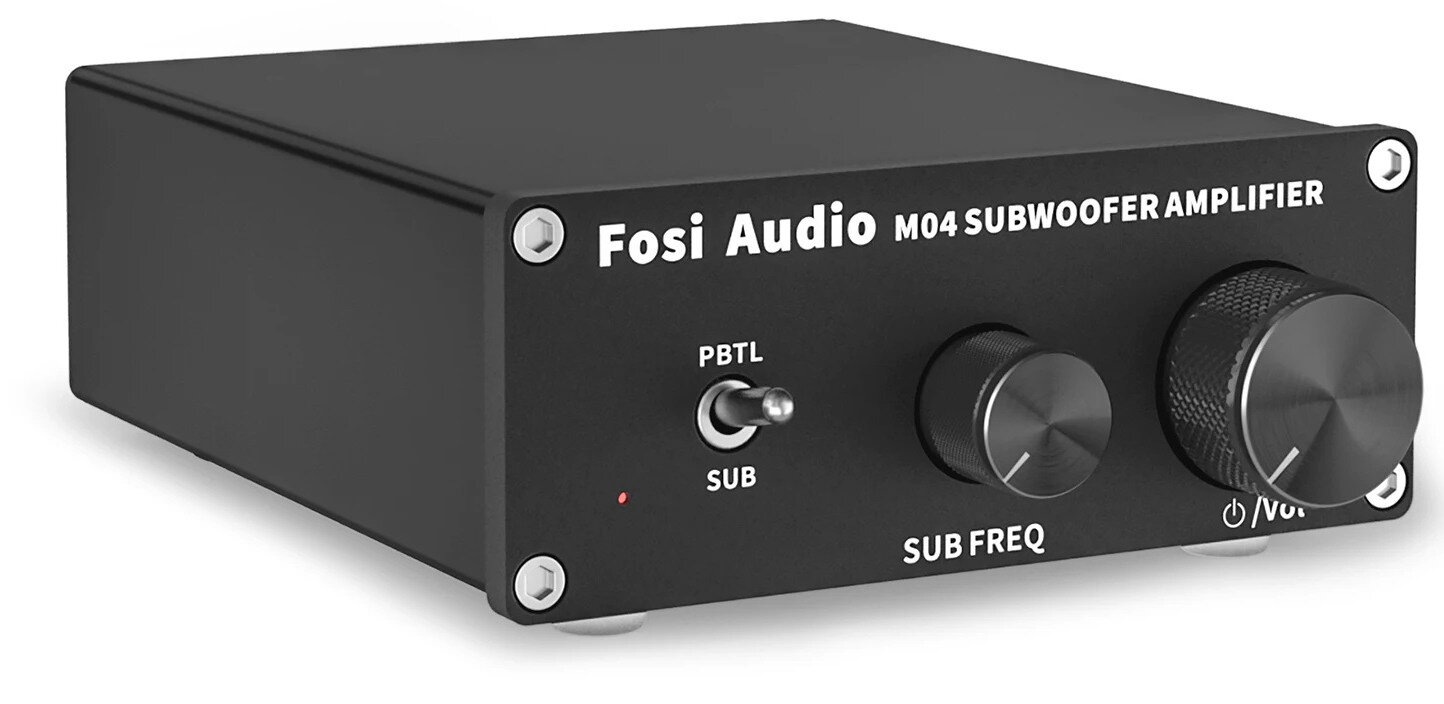 Fosi Audio M04, серый, стацианарный усилитель и ЦАП