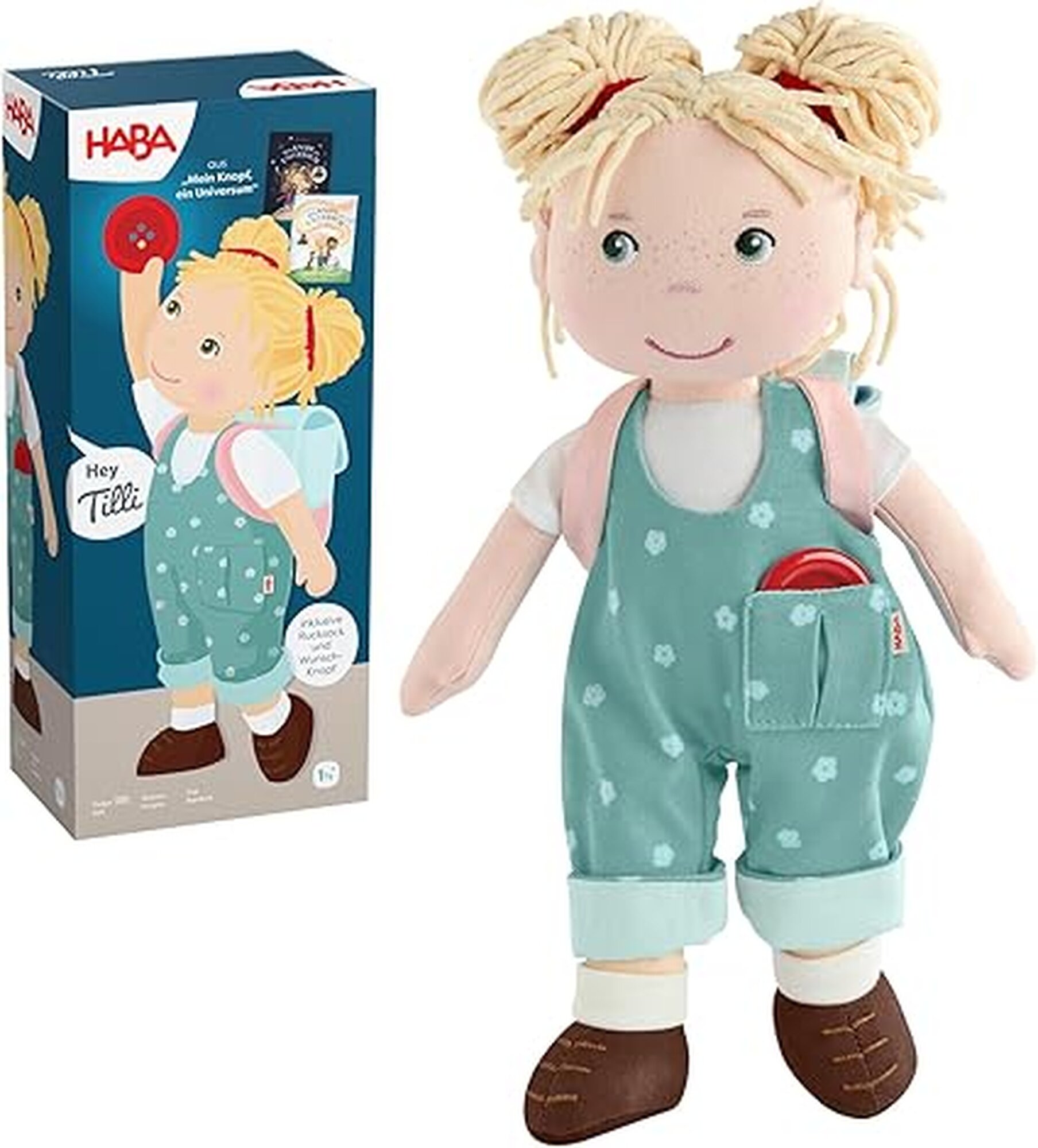 Кукла Haba - Кукла мягкая Тилли, с аксессуарами, 30 см - 2013203001