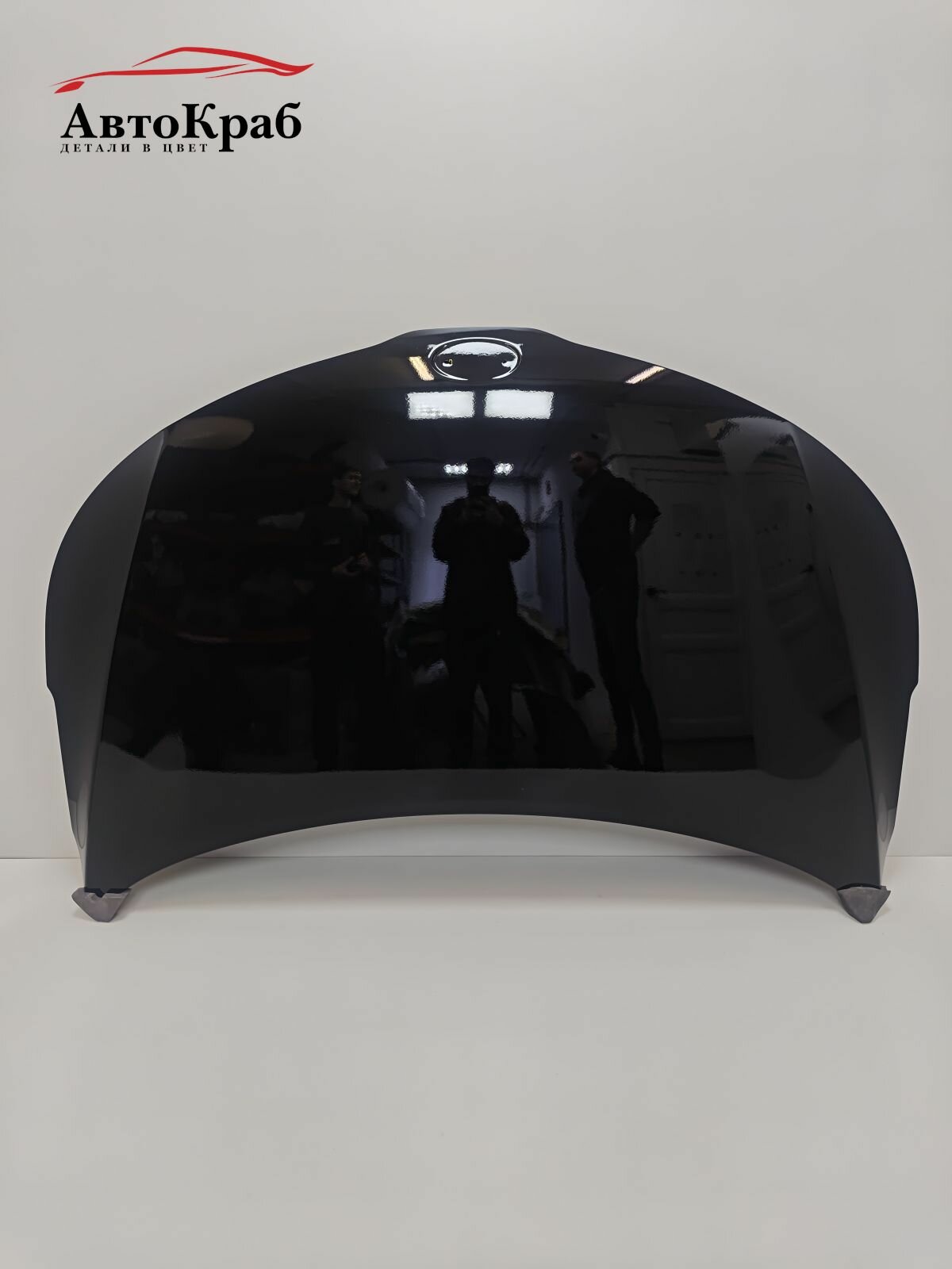 Капот в цвет для Киа Рио 3 2011 - 2017 г. MZH - черный