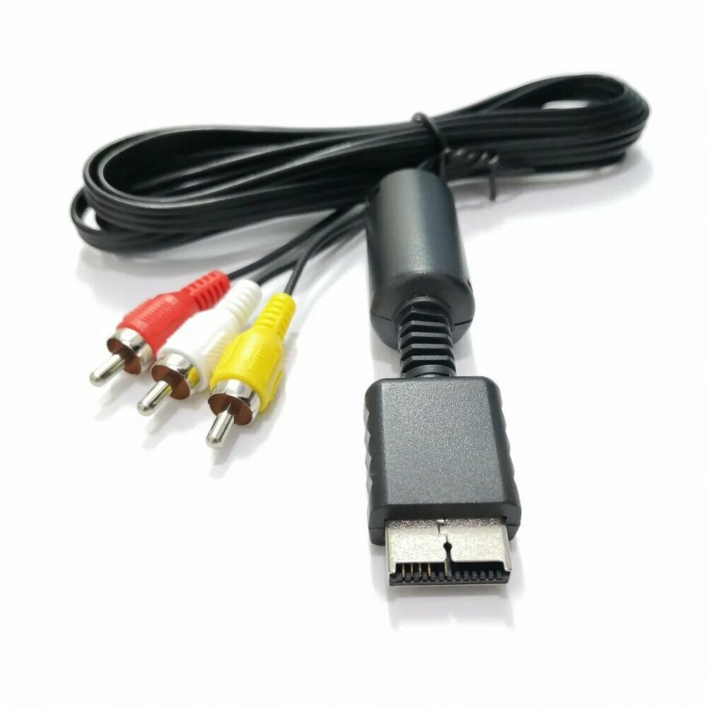 Видеокабель, черный, желтый