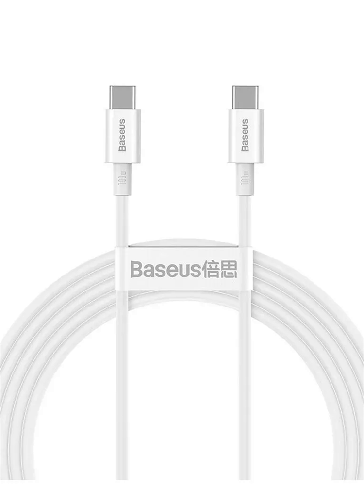 Baseus Кабель Baseus Superior Series Fast Charging Data Cable Type-C - Type-C 100W 1м CATYS-B02 белый