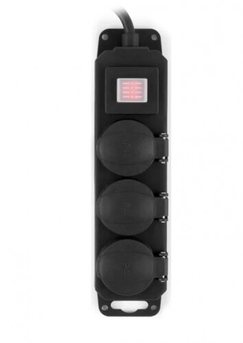Сетевой фильтр Buro 300MDP-5-B 5м (3 розетки) черный (коробка)