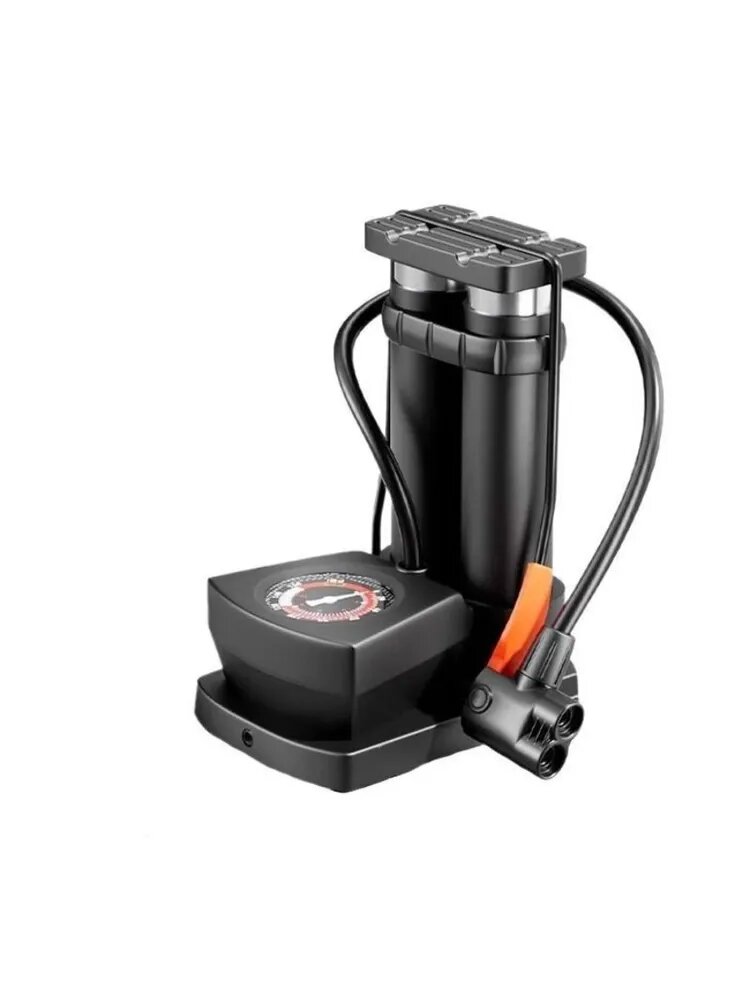 Портативный ножной насос высокого давления, компрессор для велосипеда, автомобиля, мотоцикла и мячей