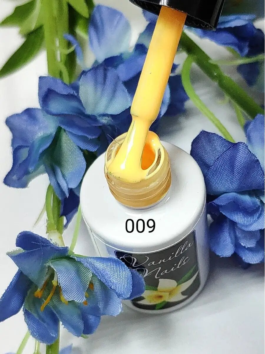 Vanilla Nails Гель-лак для ногтей 009 желтый