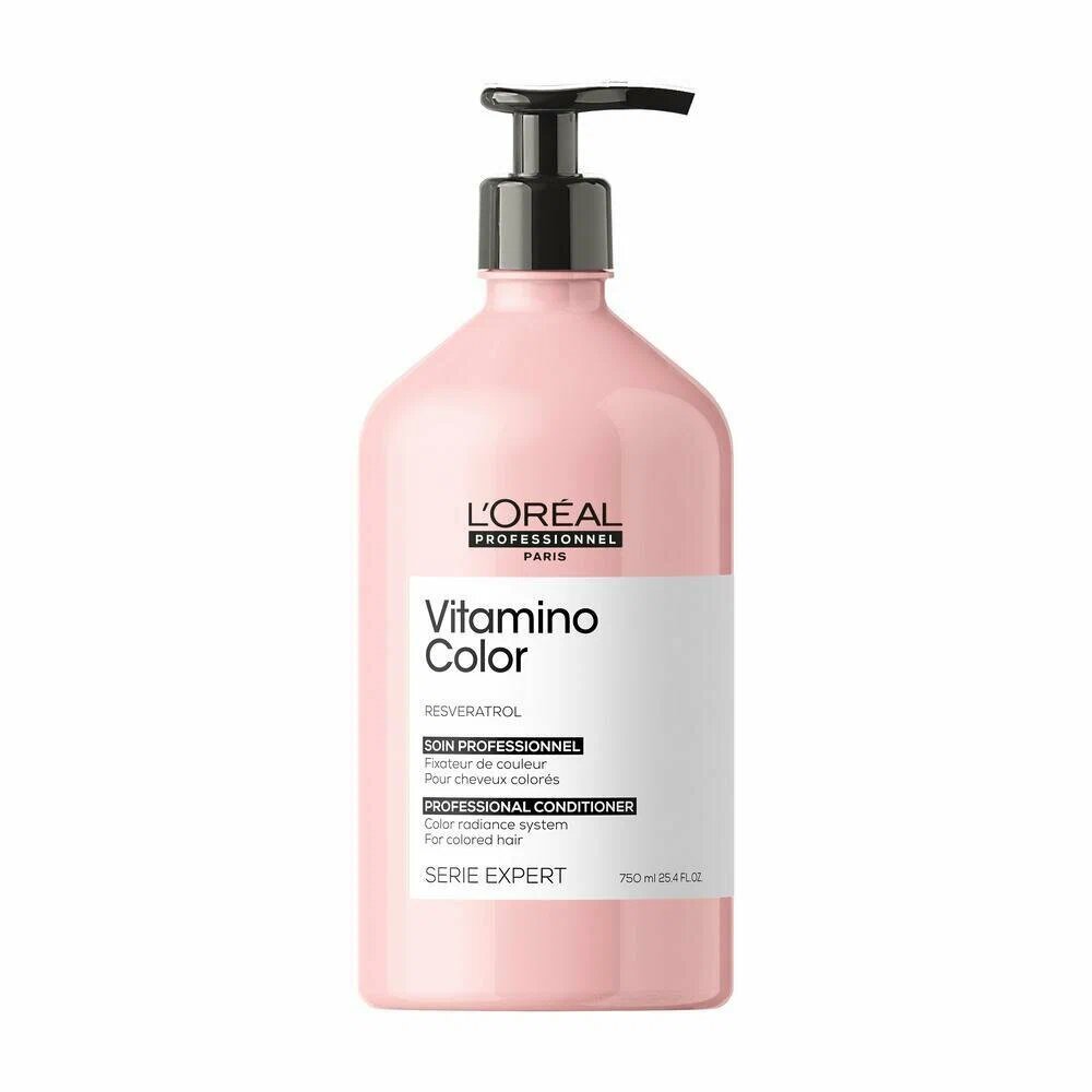 Смываемый уход-фиксатор цвета для окрашенных волос Loreal Professional - Vitamino Color AOX Creme 750 мл