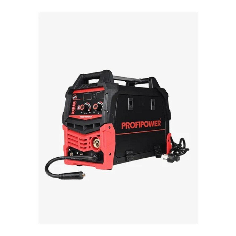 PROFIPOWER Полуавтомат сварочный многофункциональный MIG-250 5 в 1 MIG MAG MIG NO GAS ММА TIG 20-250A,140-240B,0.8 1.0мм проволки E0258