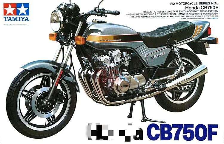 Tamiya 14006 1/12 CB750F Custom Tuned сборная модель автомобиль Honda