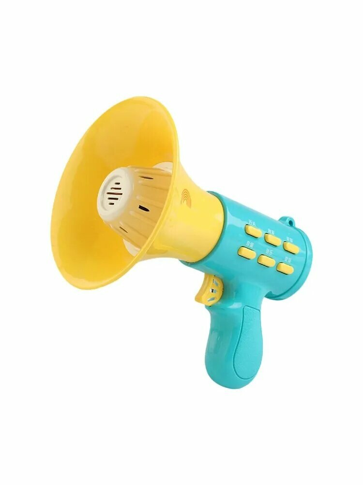 Детский громкоговоритель с записью - голубой