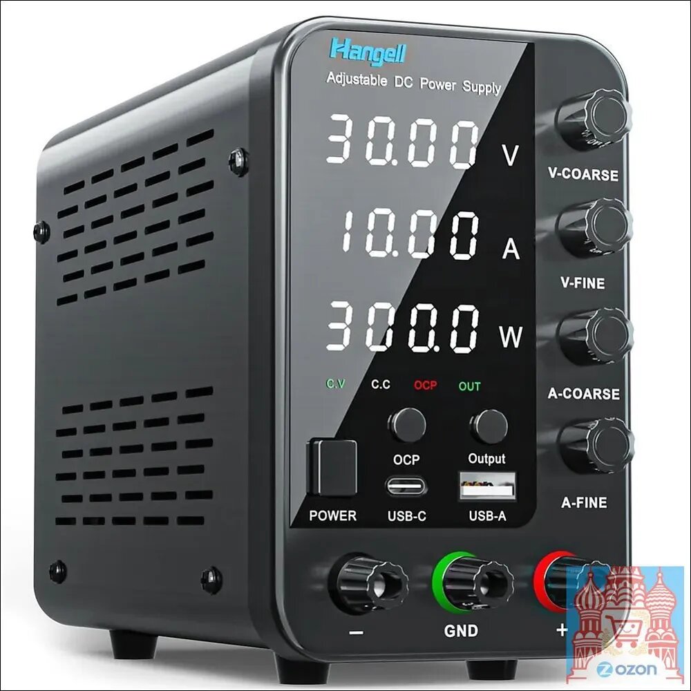 Регулируемый источник питания постоянного тока 3010,30V 10A, цифровой дисплей, регулятор напряжения, коммутация, высокая мощность, Лабораторный блок питания