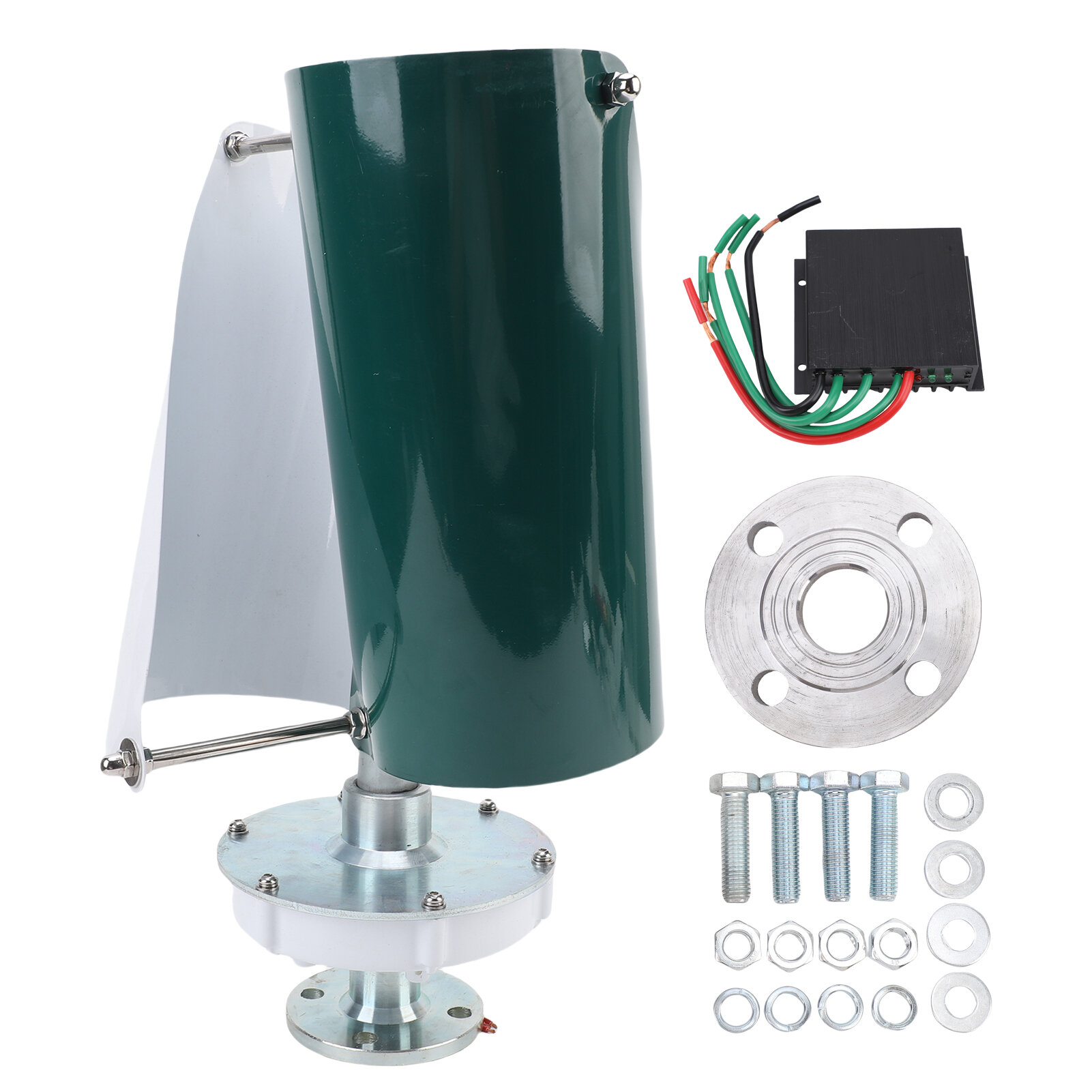 Вертикальный ветрогенератор 12V 300W, 2 лопасти, с контроллером
