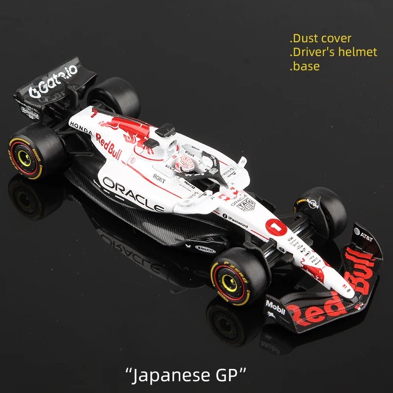 Burago F1 Red Bull Racing Japanese GP, 1:43, Серый, VER-1-Japan