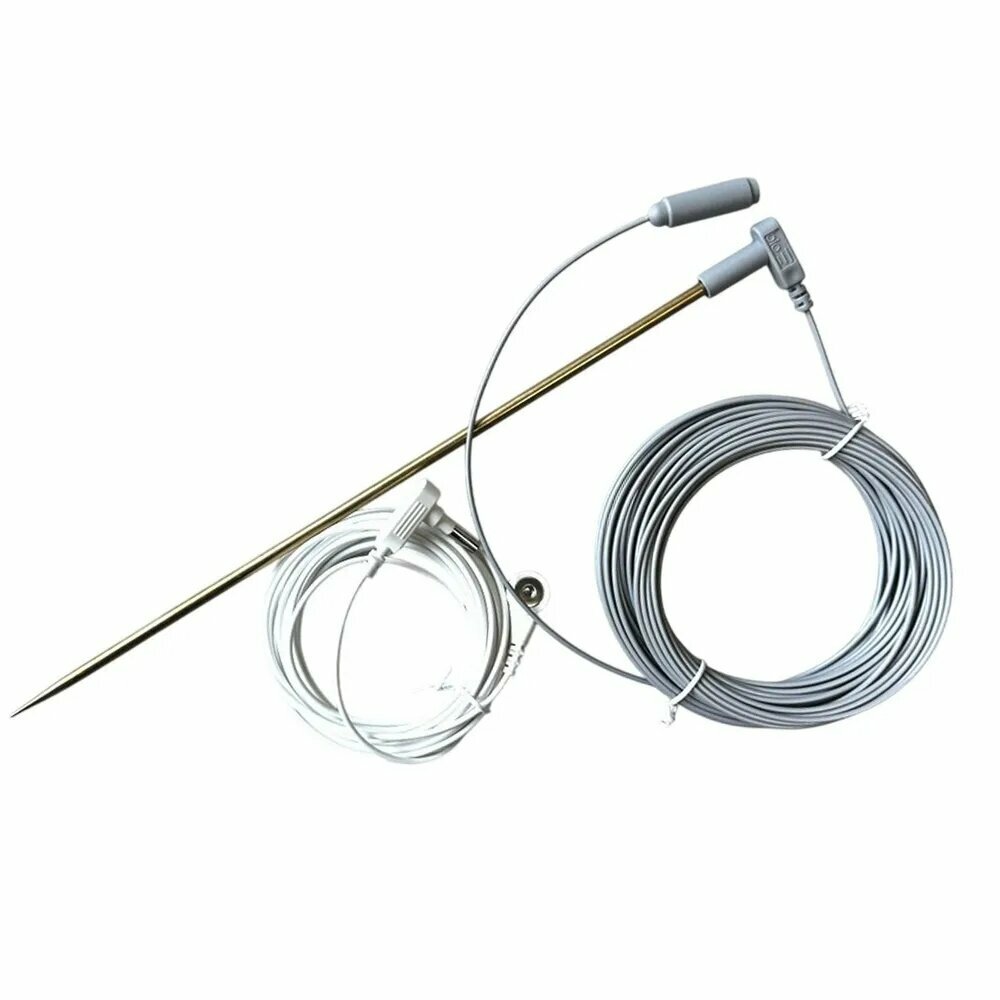 Заземляющий стержень с 12-метровым кабелем для заземляющих простыней и одеял