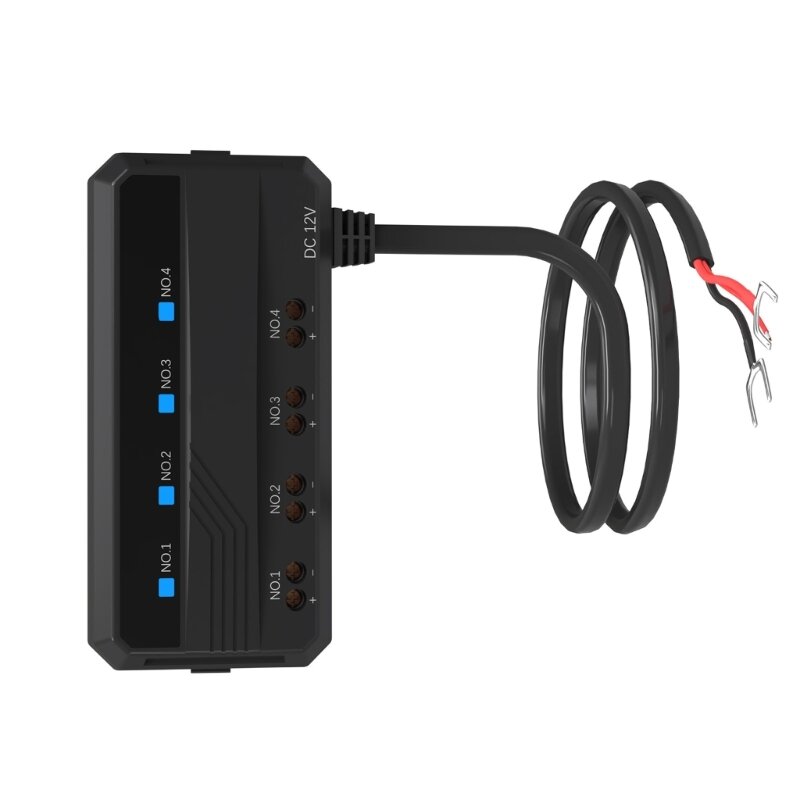 4-Контурный Блок Предохранителей 12 В Со Светодиодными Индикаторами Для Защиты Автомобильных Электрических Систем Мотоциклов От Перегрузки По Току 20A
