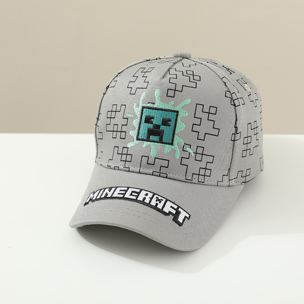 Городских образов JYL Кепка Детская Minecraft Крипер Плоский Козырьек Хлопок