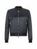 Куртка MooRER Leather bomber jacket, размер 42, blue