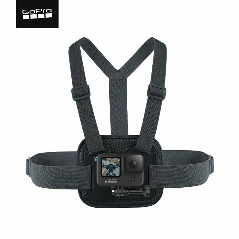 GoPro12/11/10/9/8/MAX Performance Chest Mount официальное крепление GoPro, черное