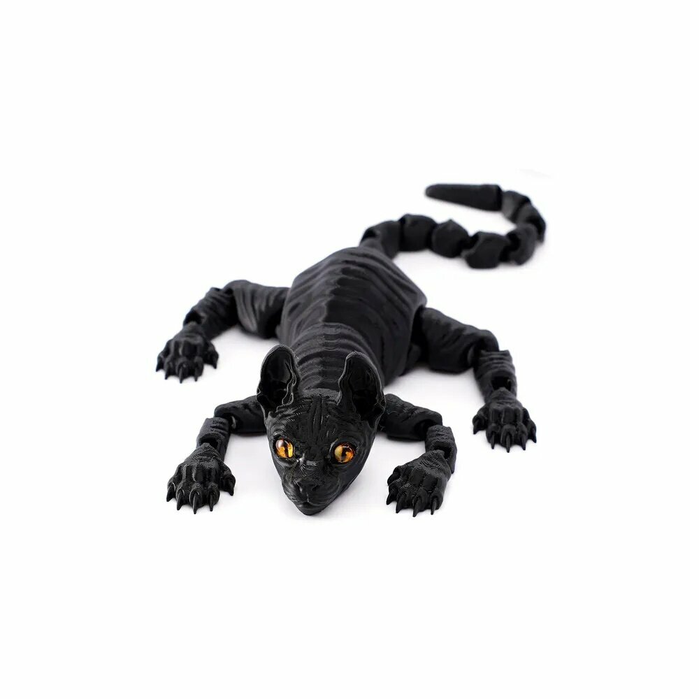 Сфинкс Котенок Подвижный, Игрушка Антистресс, 3D-печать