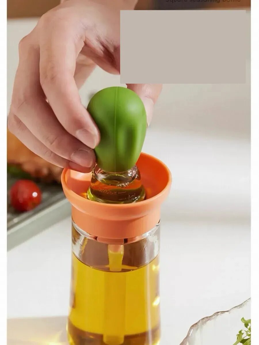 Кисточка силиконовая с емкостью для масла