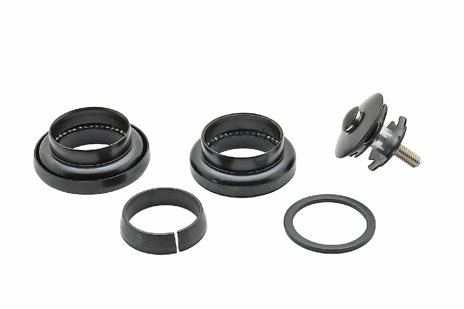 Детали рулевой колонки "Kenli" б/резьб.1-1/8"(28,6/34/30мм, общ. h26мм ЧЕР)KL-B207(компл)
