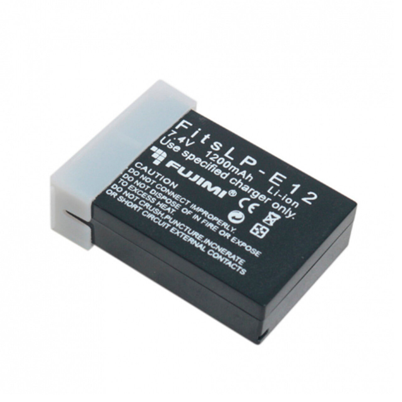 Аккумулятор Fujimi LP-E12, для Canon EOS M/100, Li-Ion, 1200mAh