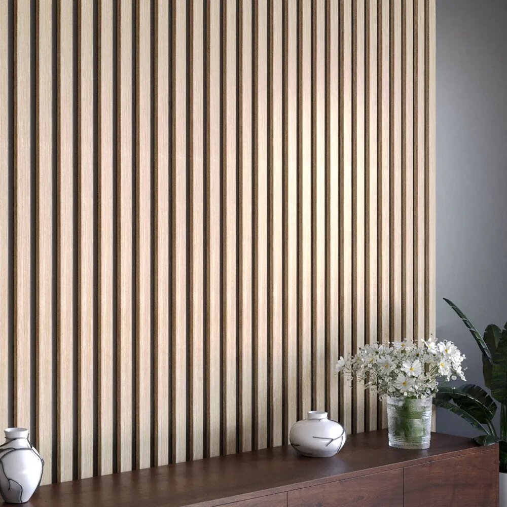 Интерьерная рейка ДУБ сонома 16*40*2800 МДФ - 10 шт