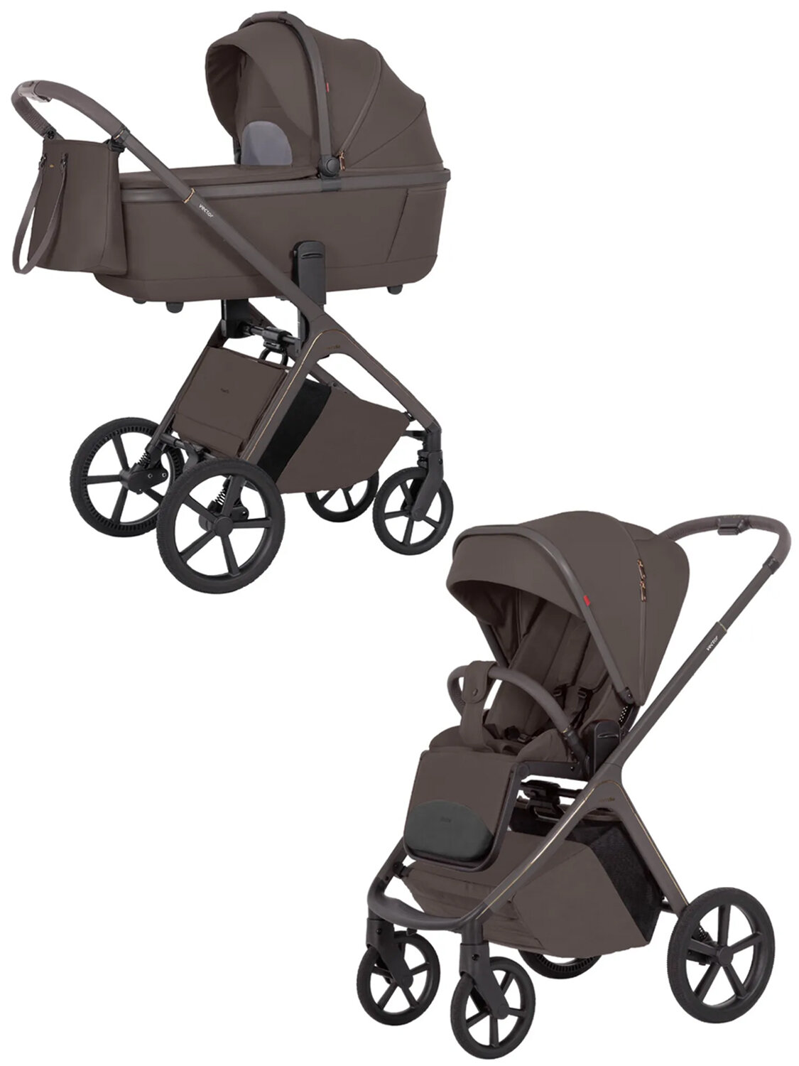 Коляска 2 в 1 CARRELLO Vector CRL-6552 Merino Beige