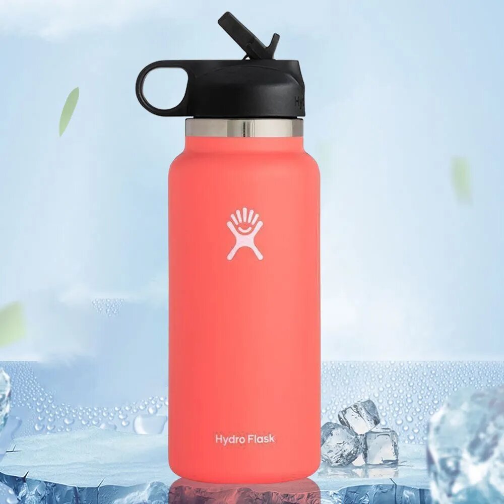 Термос Hydro Flask 40oz (около 1183 мл) для напитков из нержавеющей стали с широким горлом — фото 1
