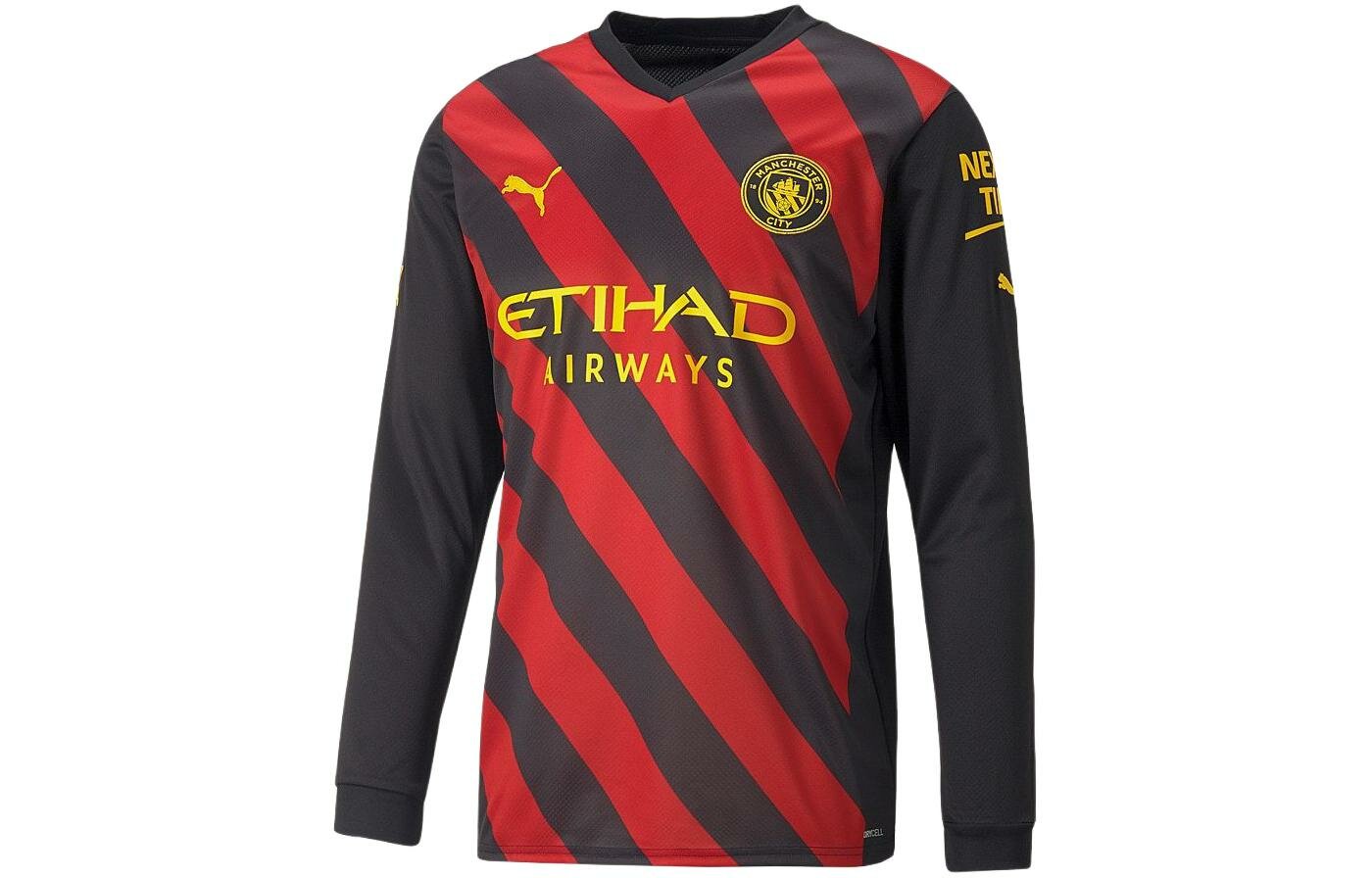 Футболка спортивная Manchester City 22/23 Replica LS Away