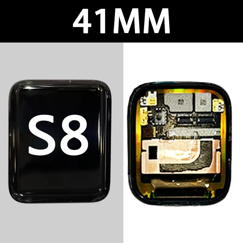 OLED-дисплей для Apple Watch Series 1, 2, 3, 4, 5, 6, SE, 7, сенсорный экран, Series-8-41mm