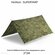 Helikon SUPERTARP 3*3M PenCott WildWood Green Zone Тент для кемпинга, рыбалки