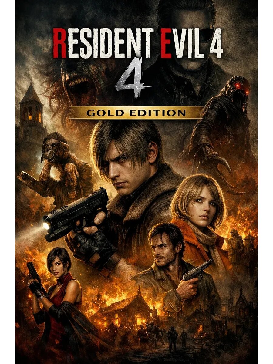Игра Resident Evil 4 Gold Edition, цифровой ключ для PC(ПК), Русский язык, Steam