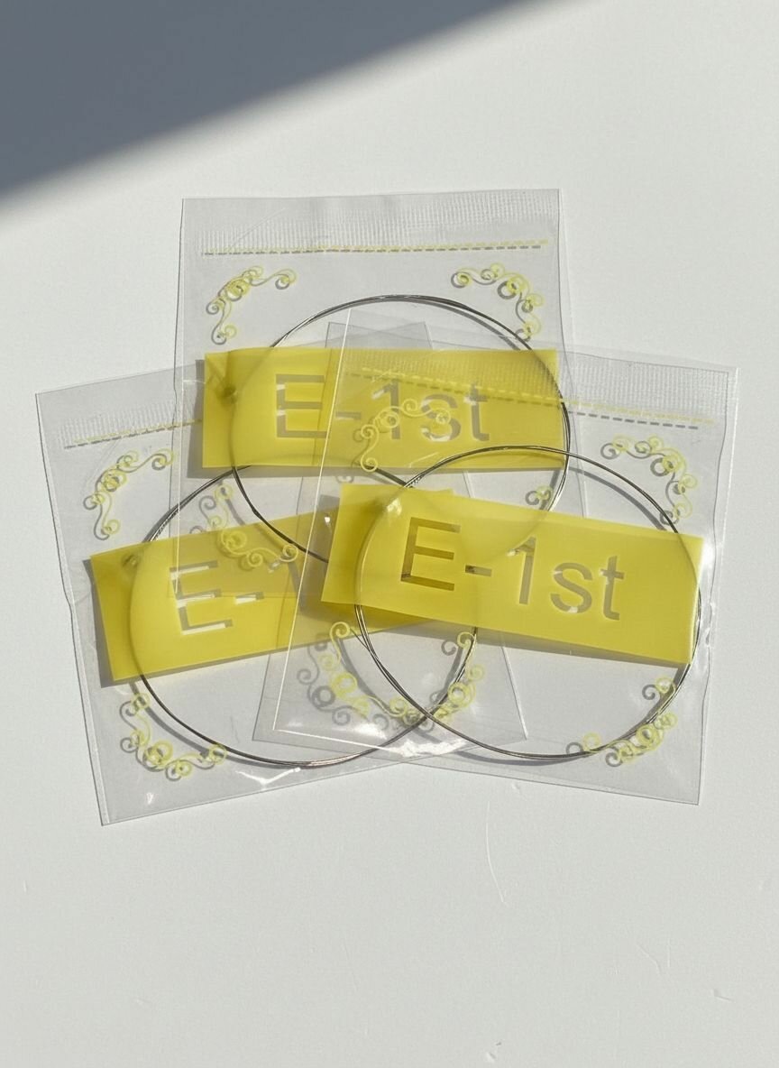 3 шт. Первая струна для акустической гитары Extra Light, электрогитары, калибр .010, металлическая 85 см, ALICE A306