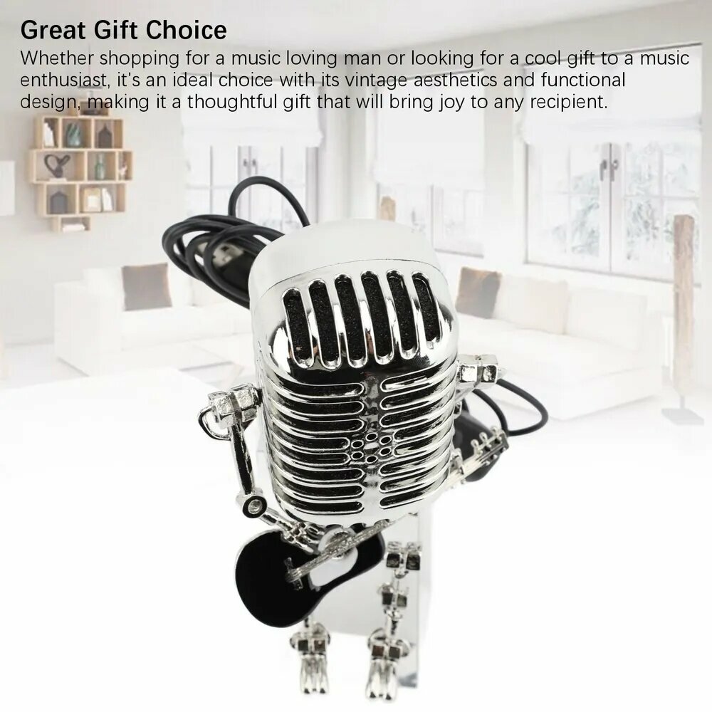 Микрофон Робот Лампа — фото 1