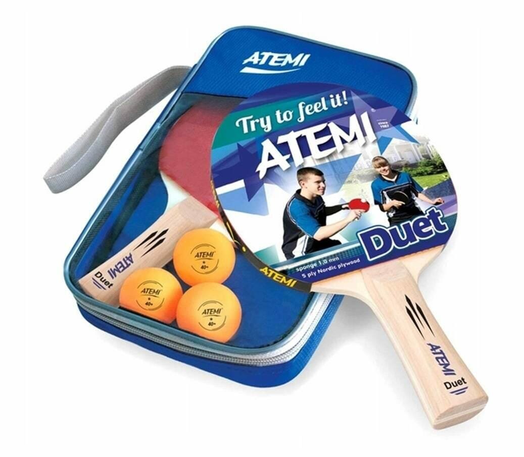 DECATHLON набор для настольного тенниса Atemi Duet, многоцветный