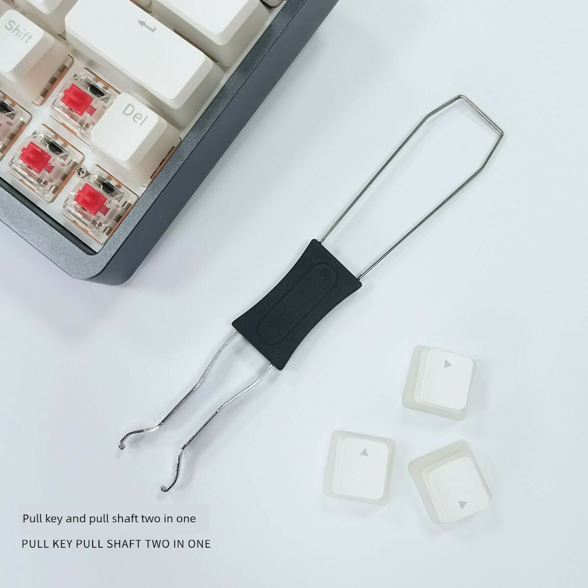 Инструмент для снятия кейкапов, металлический инструмент для снятия переключателей, корпус механического переключателя